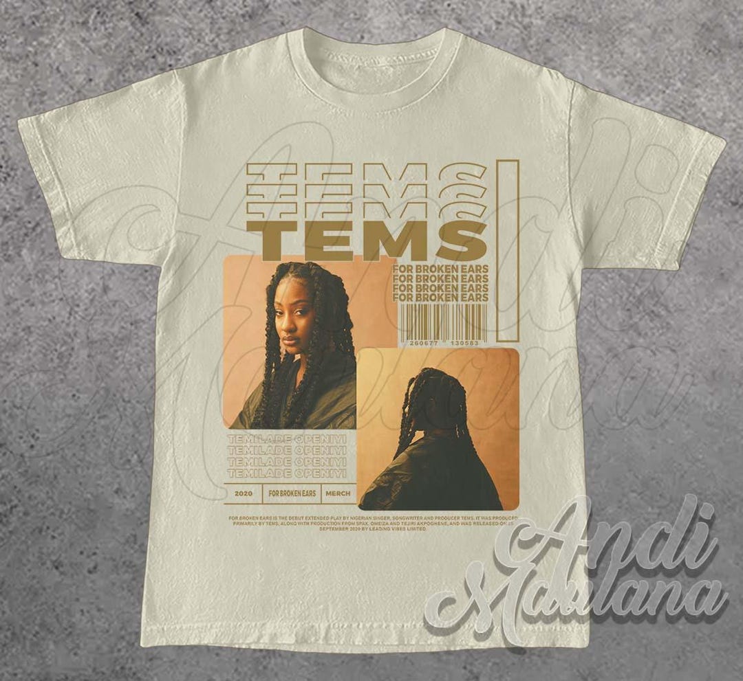 TEMS Singer-songwriter and Record Producer Unisex Softstyle T-shirt ...