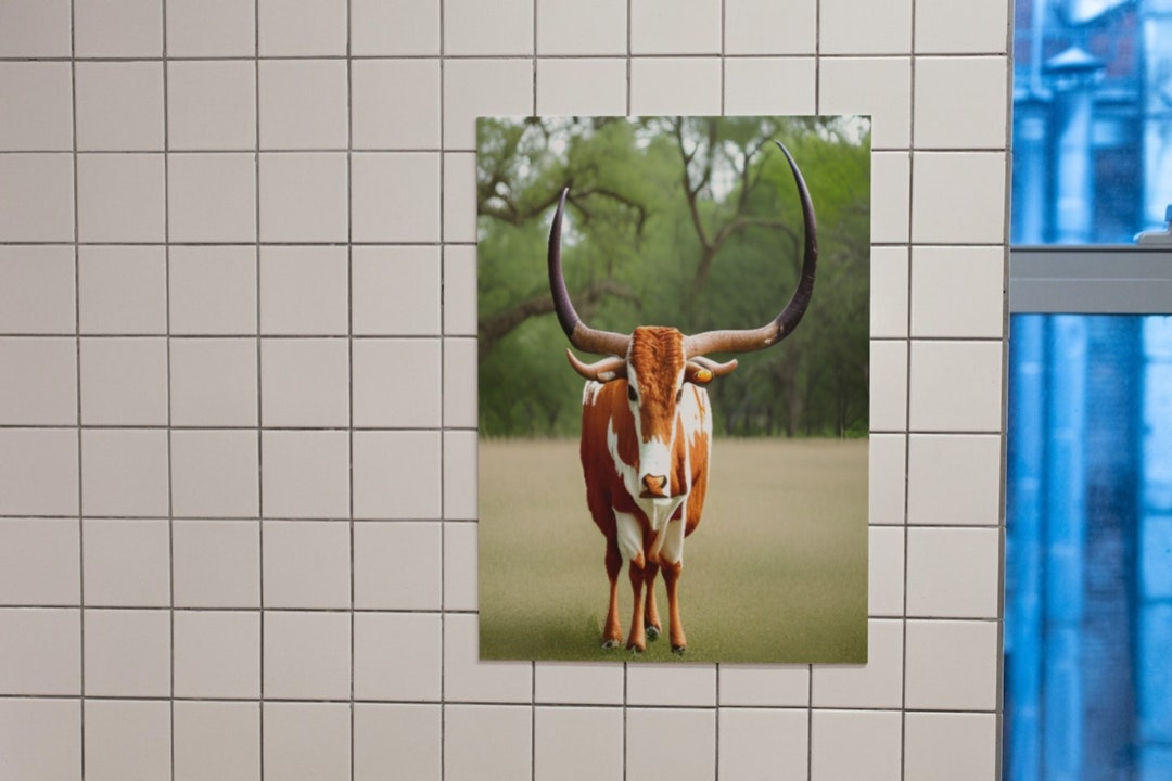 The Texas Longhorn Digital Download - Etsy