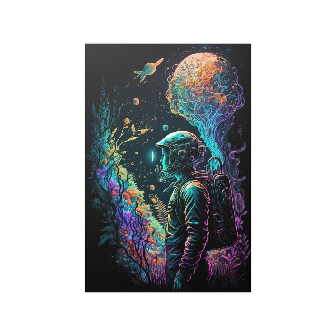 Transdimensional Astronaut: Cosmic Nomad - Etsy