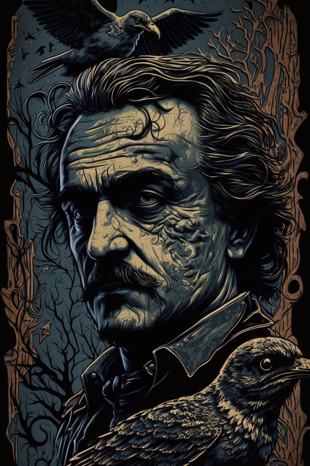 Poe's Midnight Muse: A Tribute to Edgar Allan Poe - Etsy