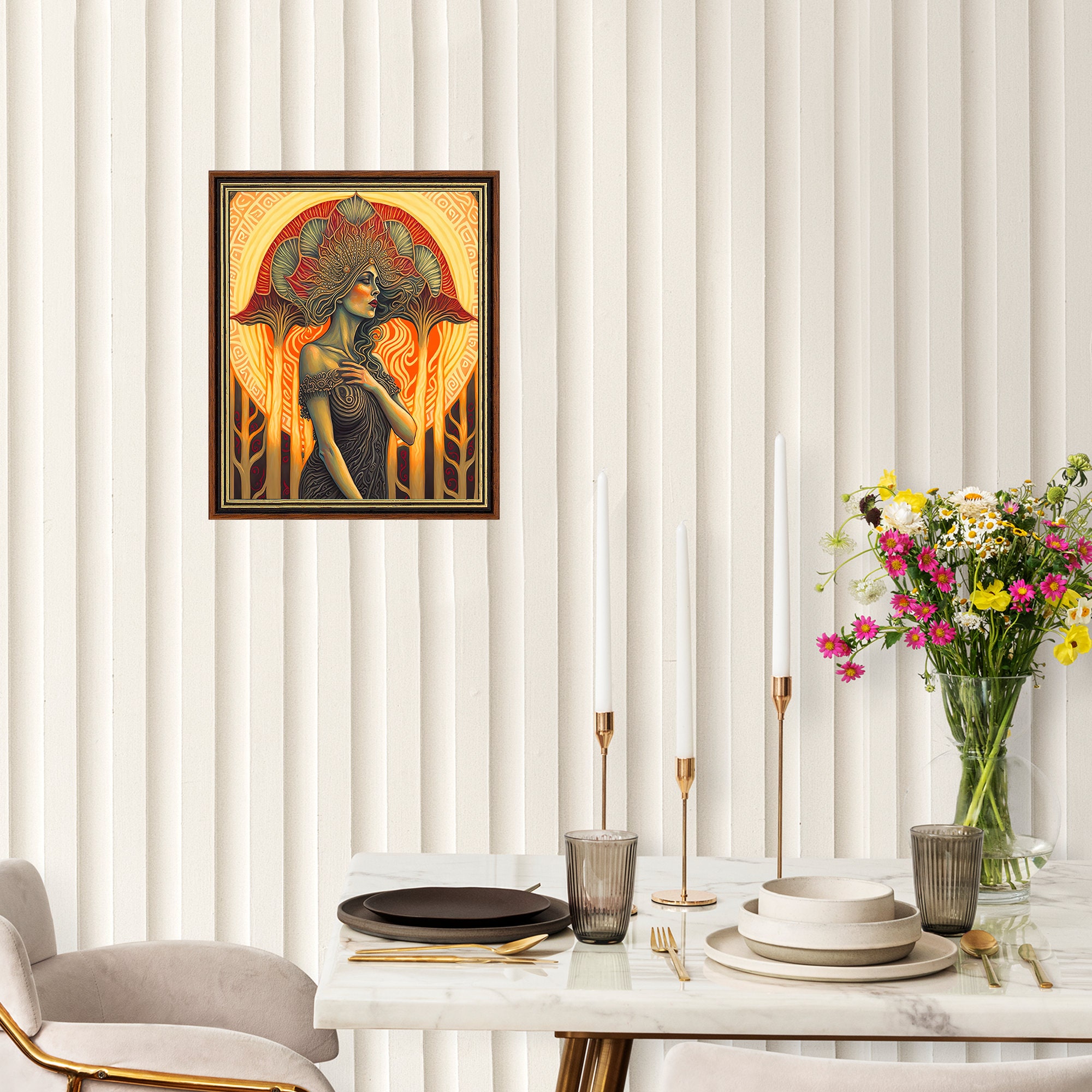 Epione Goddess 16x20 Print Pagan Mythology Psychedelic Goddess Art ...