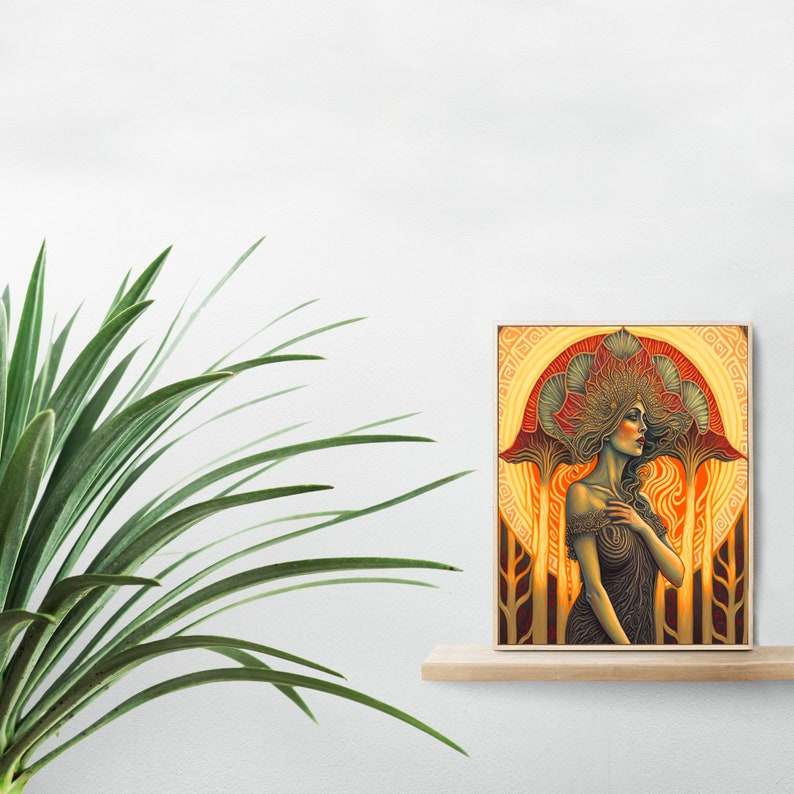 Epione Goddess 11x14 Print Pagan Mythology Psychedelic Goddess - Etsy