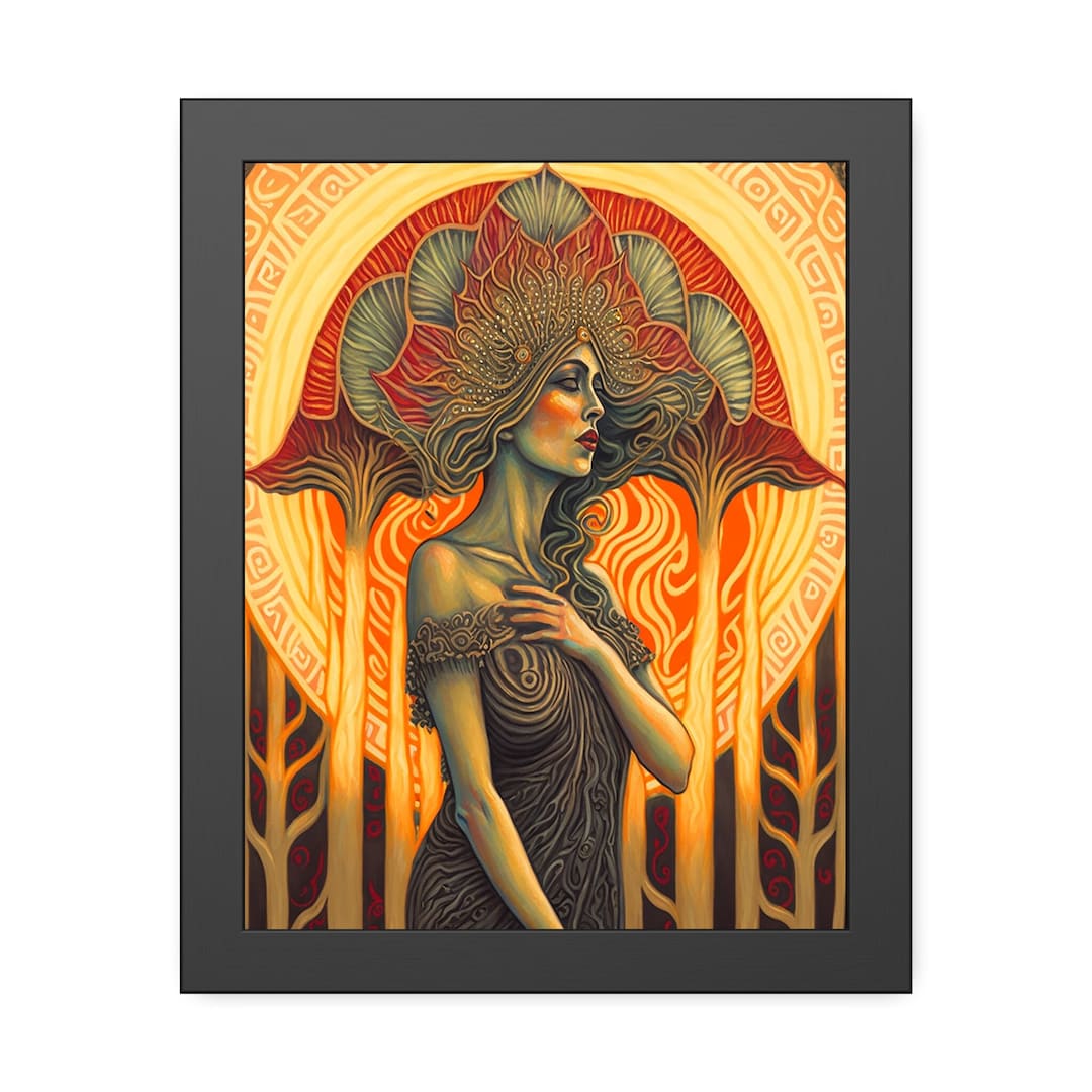 Epione Goddess 11x14 Print Pagan Mythology Psychedelic Goddess - Etsy