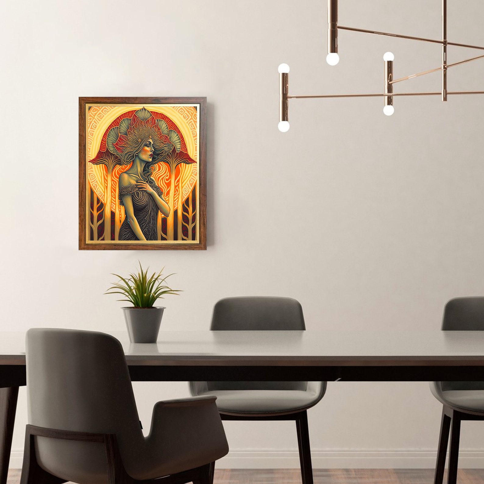 Epione Goddess 16x20 Print Pagan Mythology Psychedelic Goddess Art ...