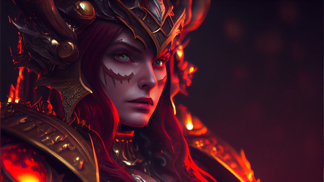 Alexstrasza 4K, Digital Art Print, Digital Download, Home Decor ...