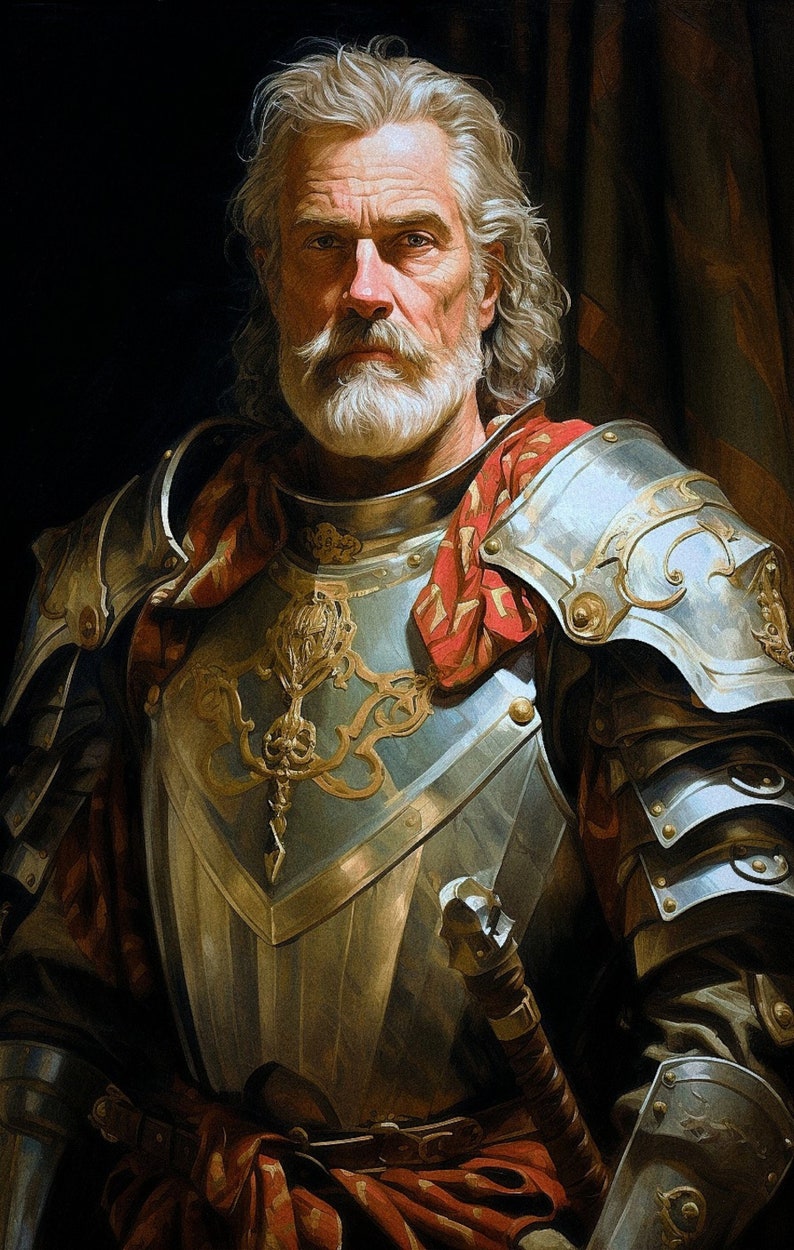 Legacy 4K High Quality Digital Print Renaissance Fantasy Knight ...