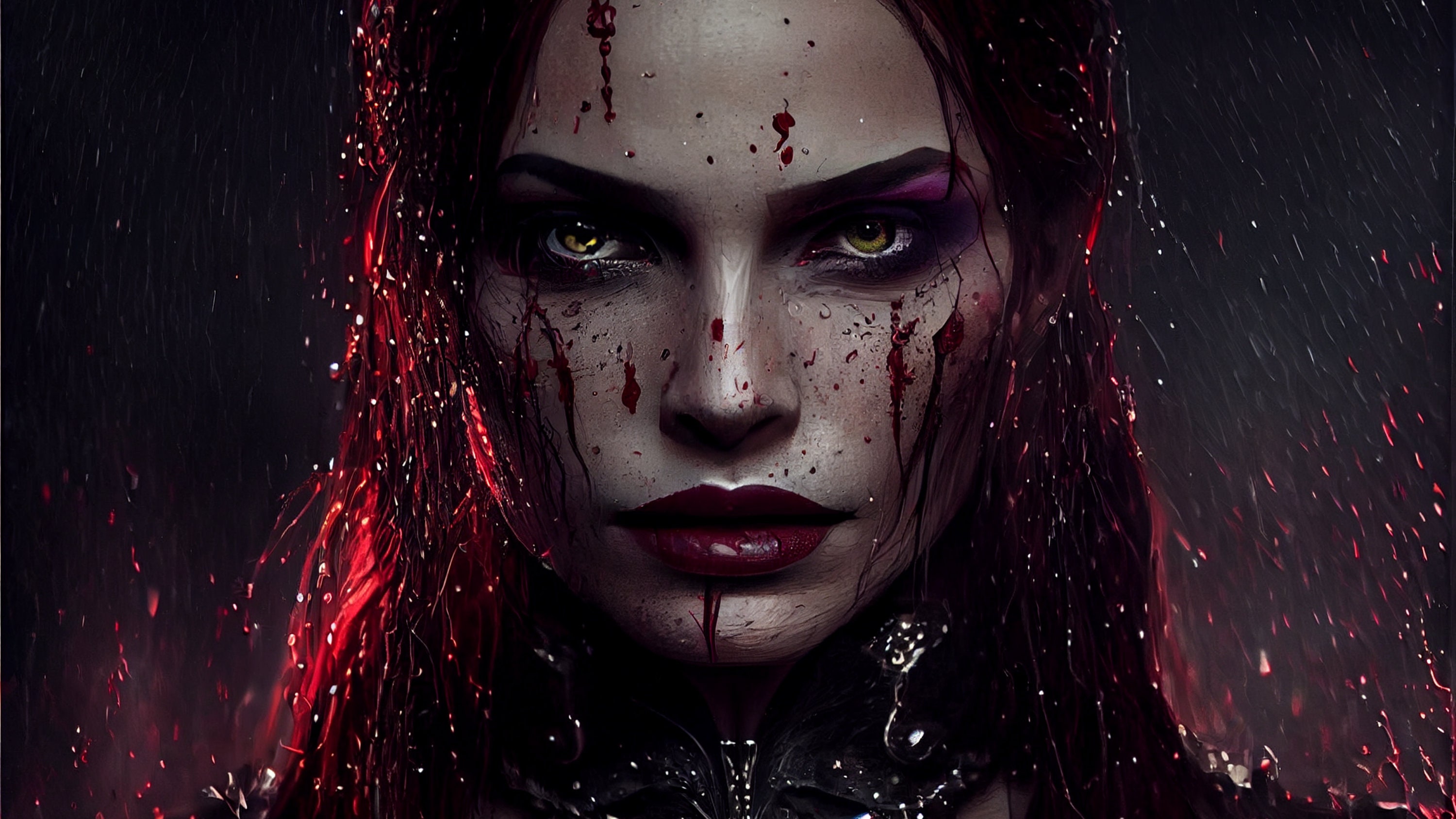 Bloodrayne 4K Epic UHD Vampire Warrior Video Game Art, Digital Print ...