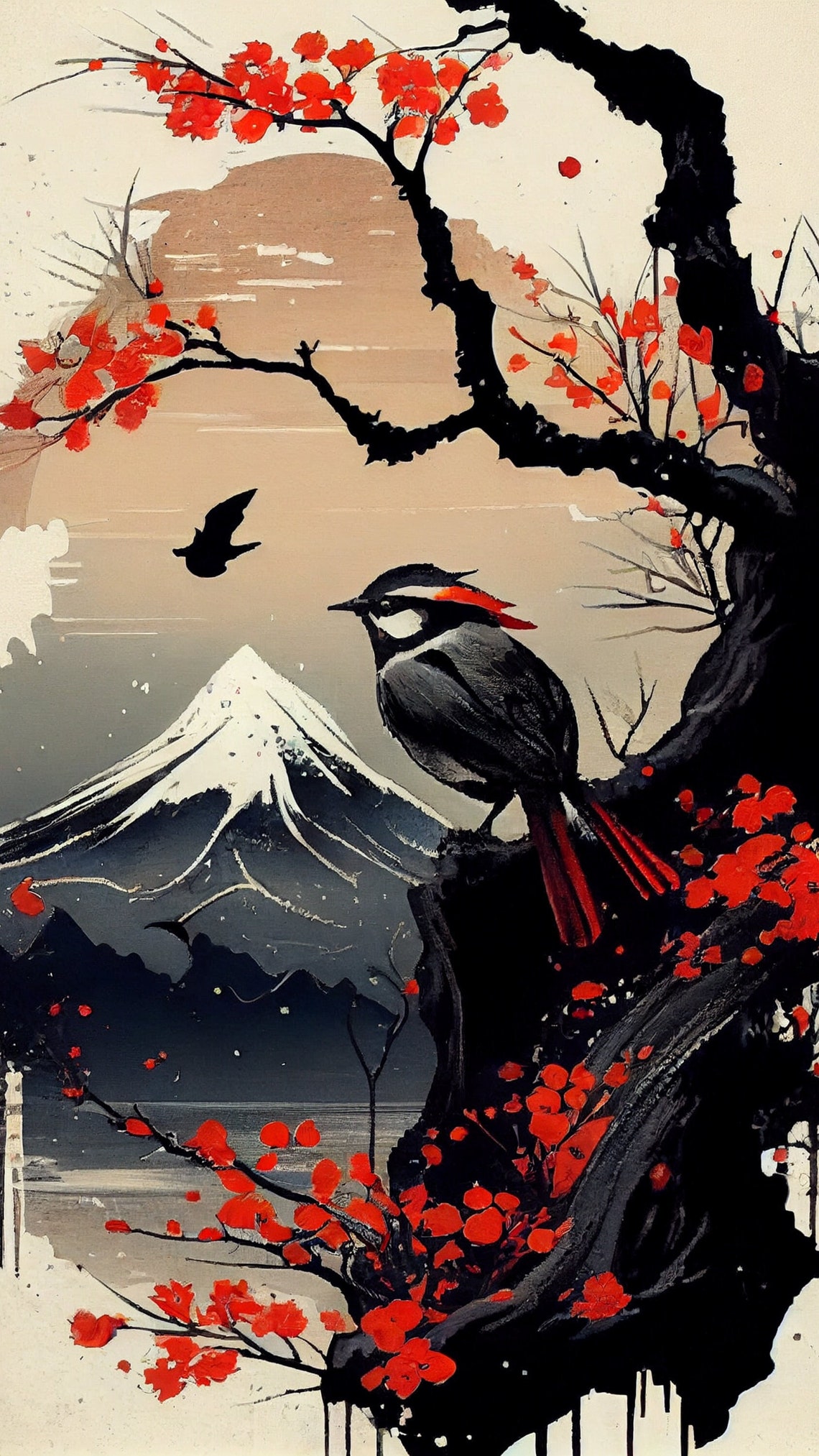 Sakura Wall Art Wall Decor Japanese Fantasy Printable - Etsy