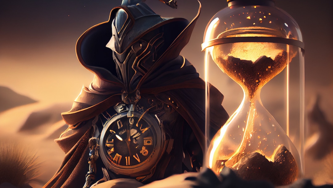 Chronomancer 4K, Digital Art Print, Digital Download, Home Decor ...