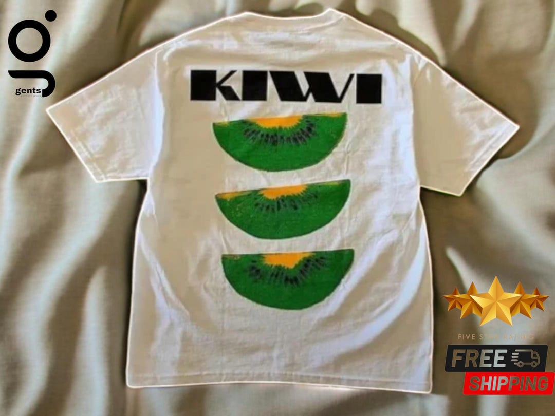 Men's Kiwi Graphic T-shirt Fun Vegetables-themed Design Top Retro ...