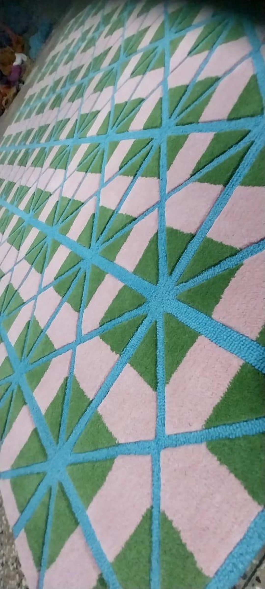 Hand Tuffted High Quality Luxury Loop Cut Rugs 100% Woollen Custom ...