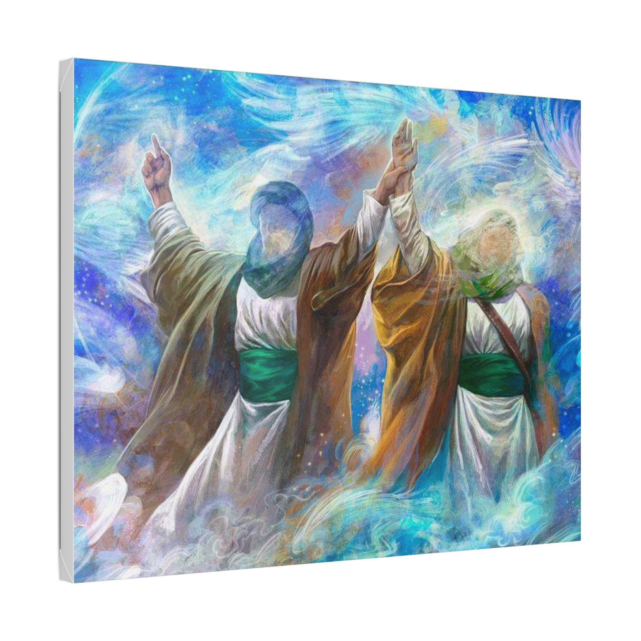 Prophet Muhammad Raising Imam Ali's Hand on Ghadeer Classic Stretched ...