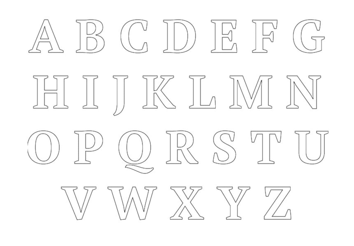 Printable Letters and Alphabet PDF 27 Pages With Each Letter and One ...