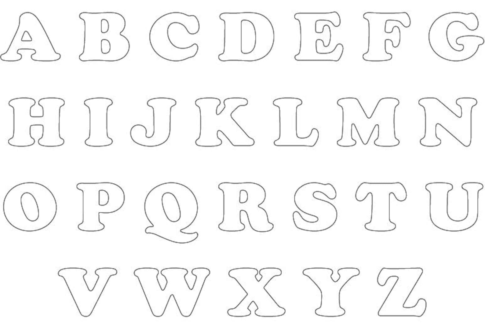 Printable Letters and Alphabet PDF 27 Pages With Each Letter and One ...