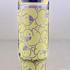 40oz/30oz Duckie, Engraved Stanley Tumbler. Duck, Duckies. - Etsy