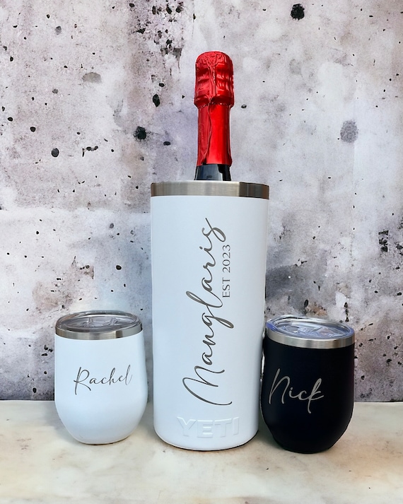 Personalized Engraved Yeti Wine Chiller Wedding Gift. Etsy UK