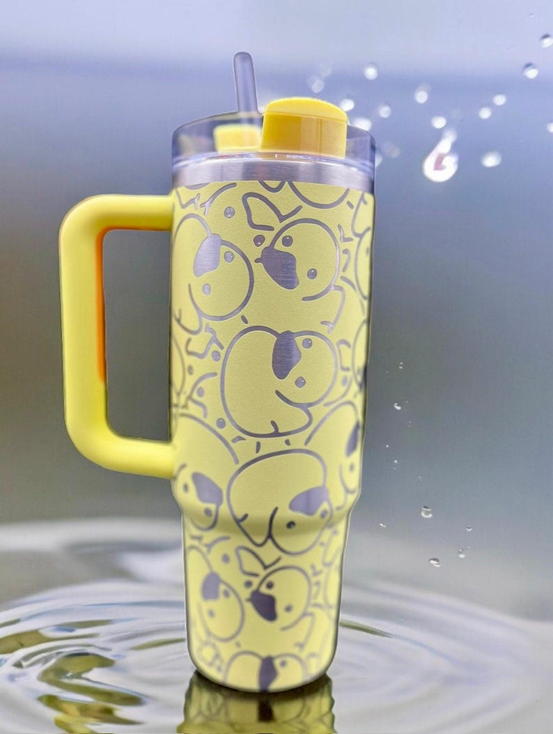 40oz/30oz Duckie, Engraved Stanley Tumbler. Duck, Duckies. - Etsy