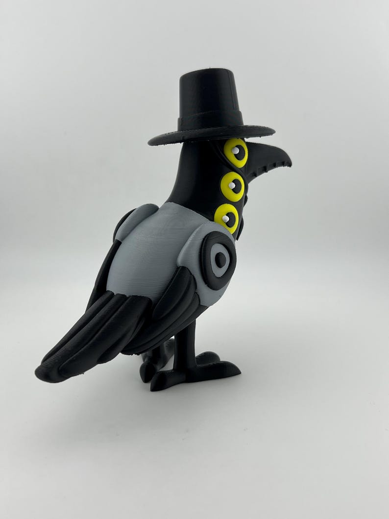 Six Eyed Magpie Figurine With Hat Inspired by Sussie K Pop Demon ...