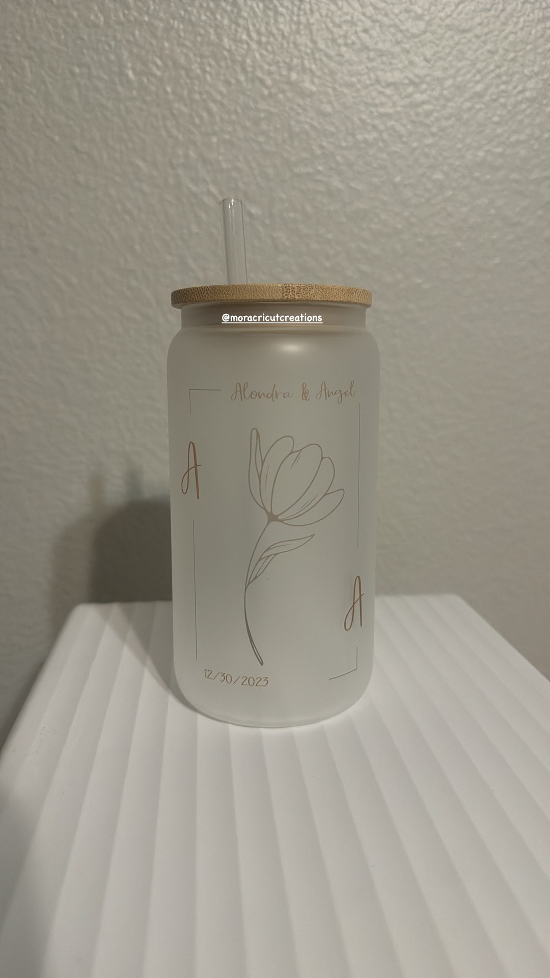 Personalized Wedding Libbey Cup - Custom Wedding Tumbler - Bridal Party ...
