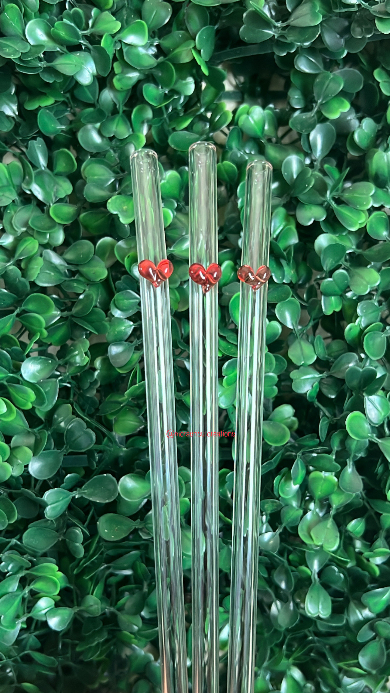 Heart Glass Straws, Glass Straws for Libbey Cans, Heart Shaped Straws ...