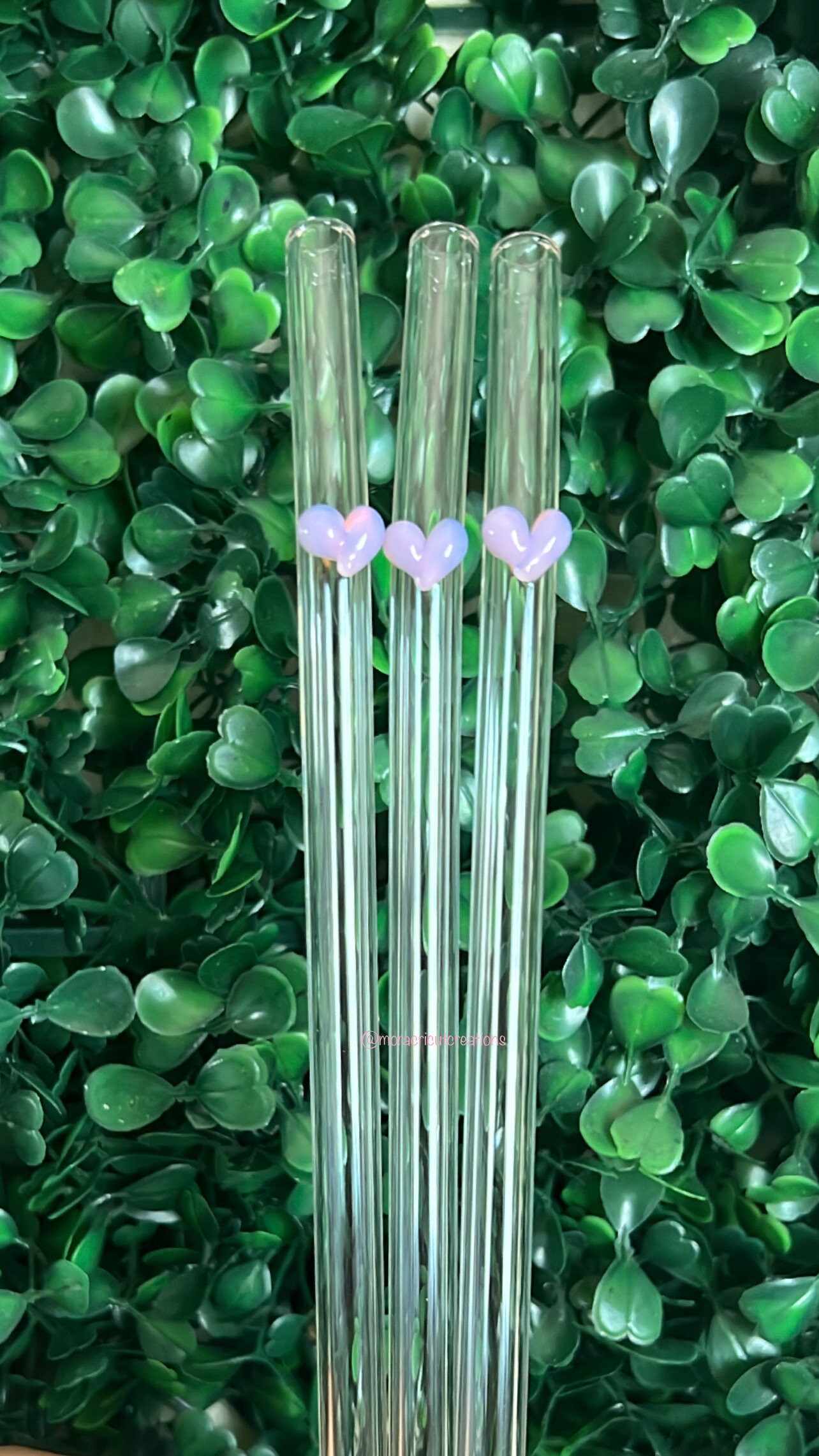 Heart Glass Straws, Glass Straws for Libbey Cans, Heart Shaped Straws ...