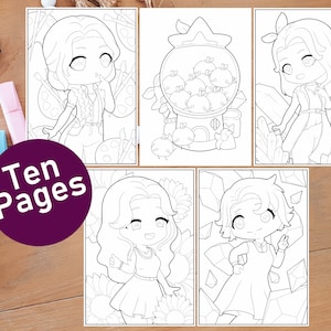 Stardew Coloring Pages | Gaming Coloring Pack | Gaming Art | Printables ...