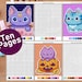 Pixel Cats Color by Numbers Coloring Pack | Pets Coloring Pages | Print ...
