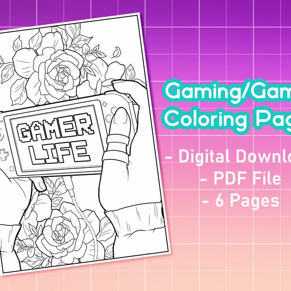 Kawaii Coloring Cute - Etsy