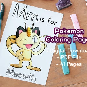 Pokemon Activity Pack | A-Z Coloring - Worksheets for Kids | Printable ...