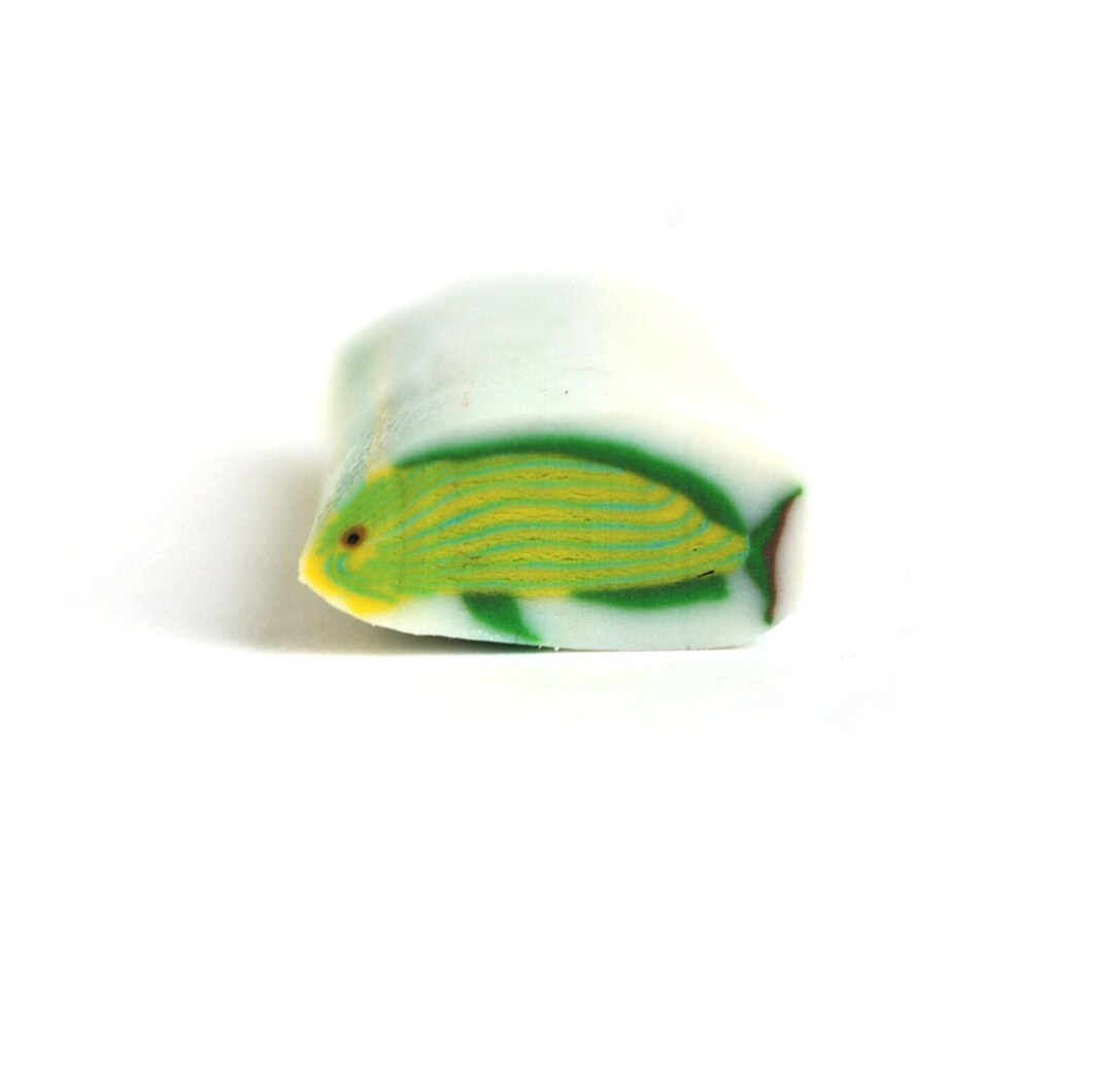 Tropical Fish Polymer Clay Cane, Aquarium Fish Cane, Raw and Unbaked ...