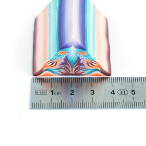 Polymer Clay Cane Kaleidoscope, Raw and Unbaked Cane, Triangular Cane ...