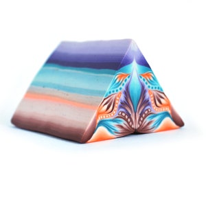 Polymer Clay Cane Kaleidoscope, Raw and Unbaked Cane, Triangular Cane ...