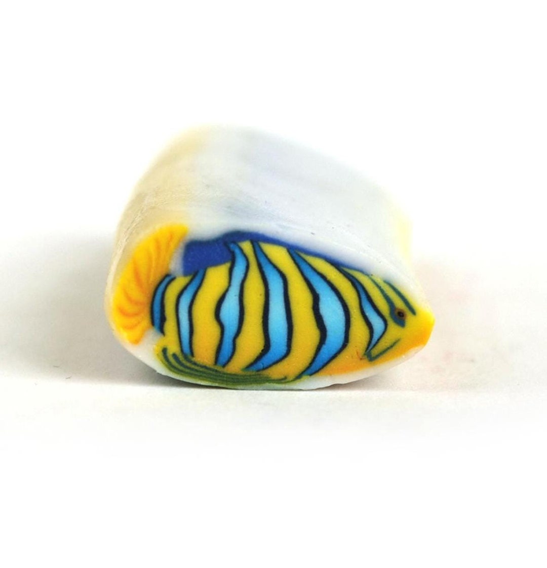 Regal Angelfish Polymer Clay Cane, Aquarium Fish Cane, Raw and Unbaked ...