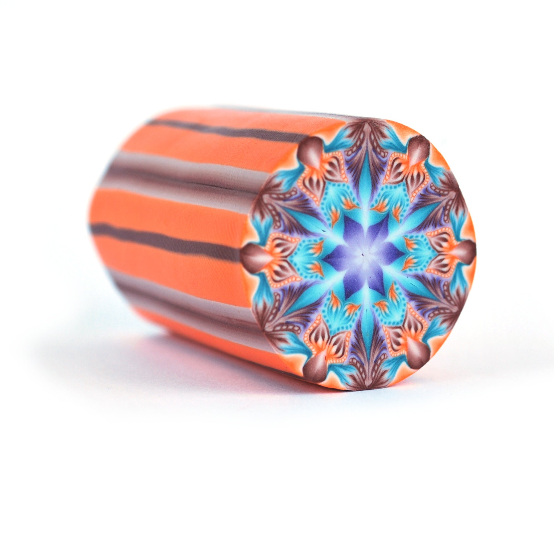 Polymer Clay Cane Kaleidoscope, Raw and Unbaked Cane, Round Cane ...