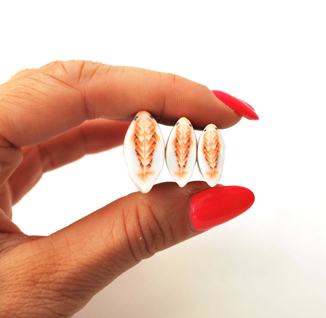 Gold Fish Polymer Clay Cane With Translucent Backround, L, М, S Size ...