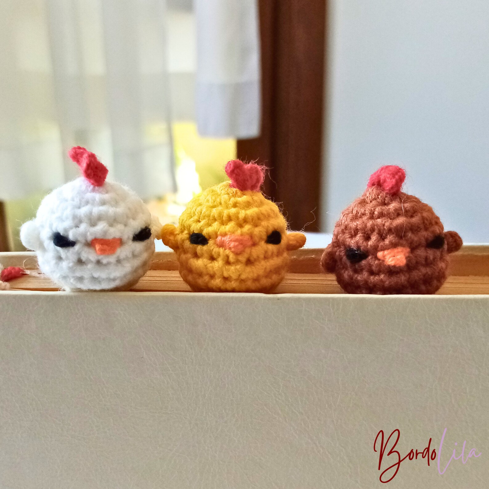 Handmade Crochet Chicken Bookmark: Amigurumi Book Lover Gift - Etsy