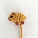 Crochet Capybara Bookmark: Handmade Amigurumi Gift - Etsy