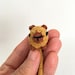 Crochet Capybara Bookmark: Handmade Amigurumi Gift - Etsy
