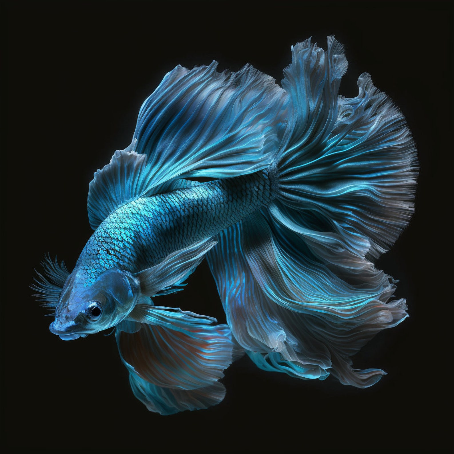 Beta Fish 1 - Etsy