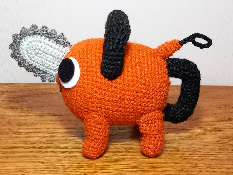 Cute Anime Chainsaw Demon Dog Crochet Pattern PDF in English - Etsy