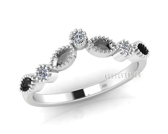 925 Sterling Solid Silver, Infinity Blank Channel Ring Setting, Good ...