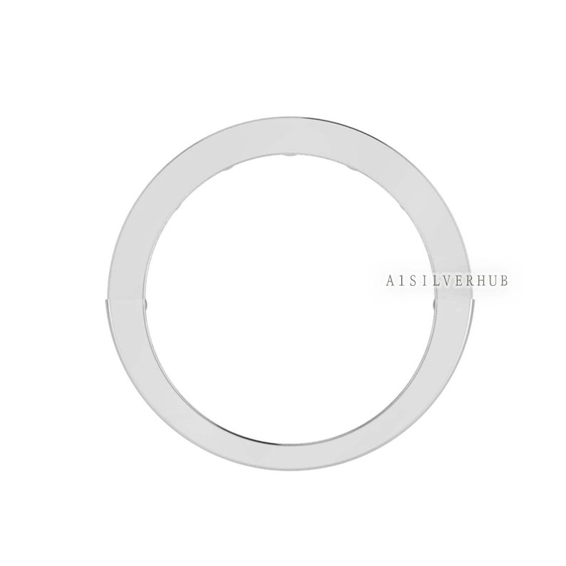 Princess Crown Blank Channel Ring Setting 925 Sterling - Etsy