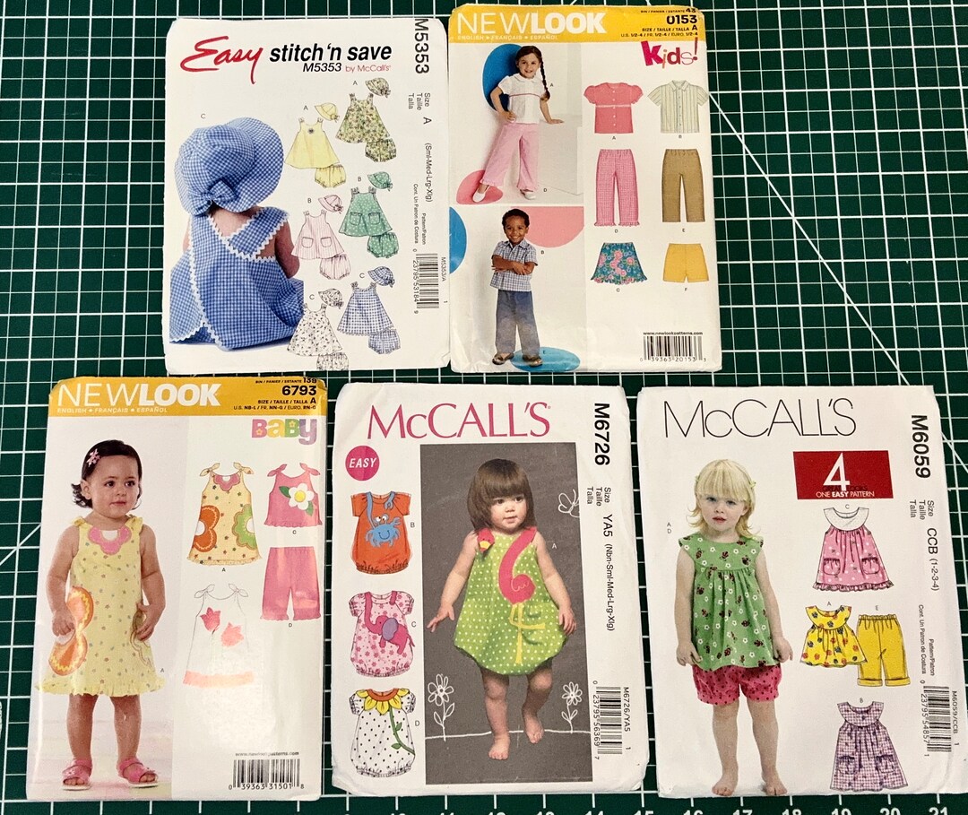 Baby Clothing Patterns Bundle Baby Dress Pattern NB-L Baby - Etsy