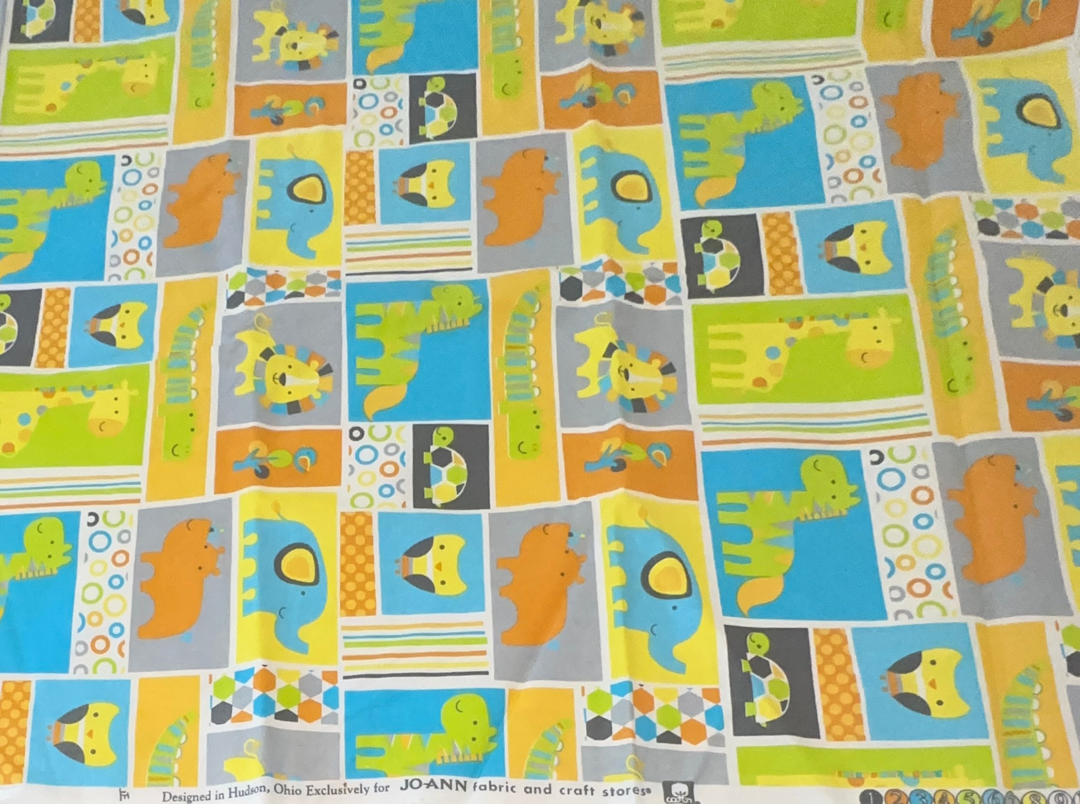 Baby Fabric Bundle, Unisex Animal Theme, Flannel & Canvas Included Baby ...