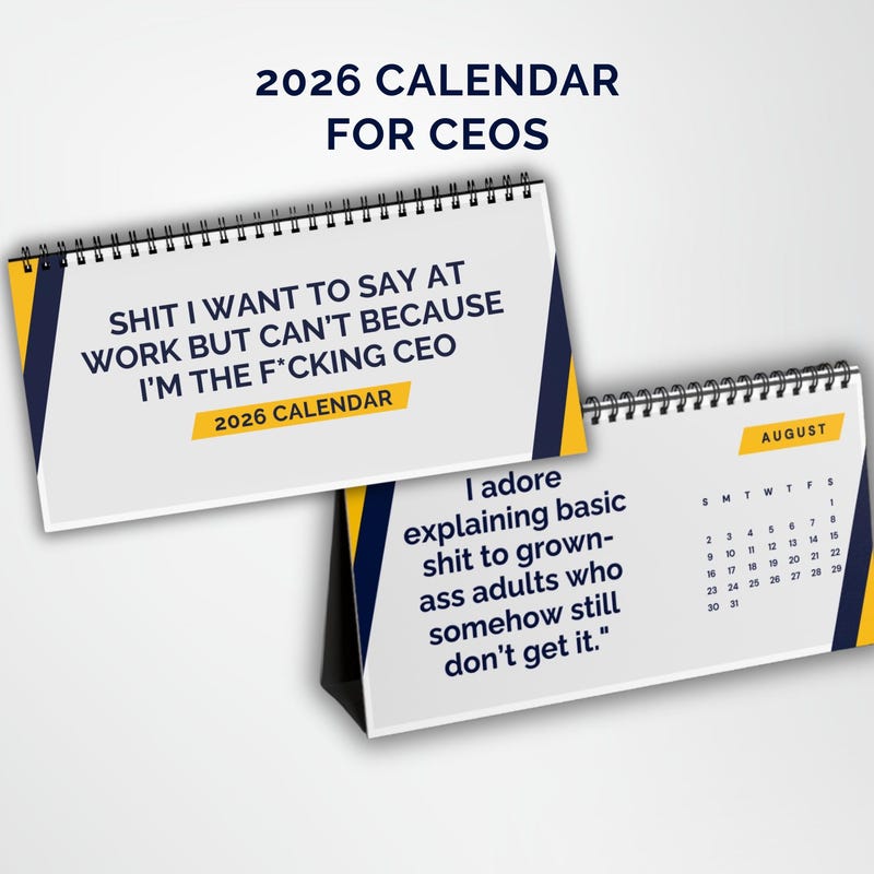 Funny Boss Calendars - Etsy
