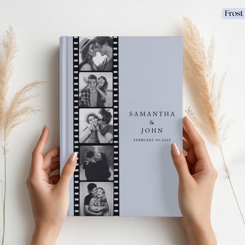 Personalised Couple Photo Notebook, Custom Picture Book, 1st ...
