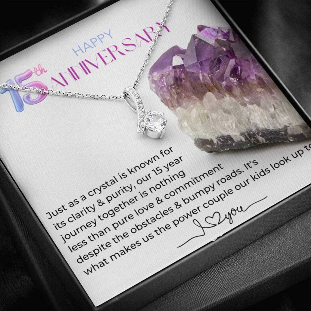 15 Year Anniversary Gift, 15th Year Wedding Anniversary Gift, 15th Year ...