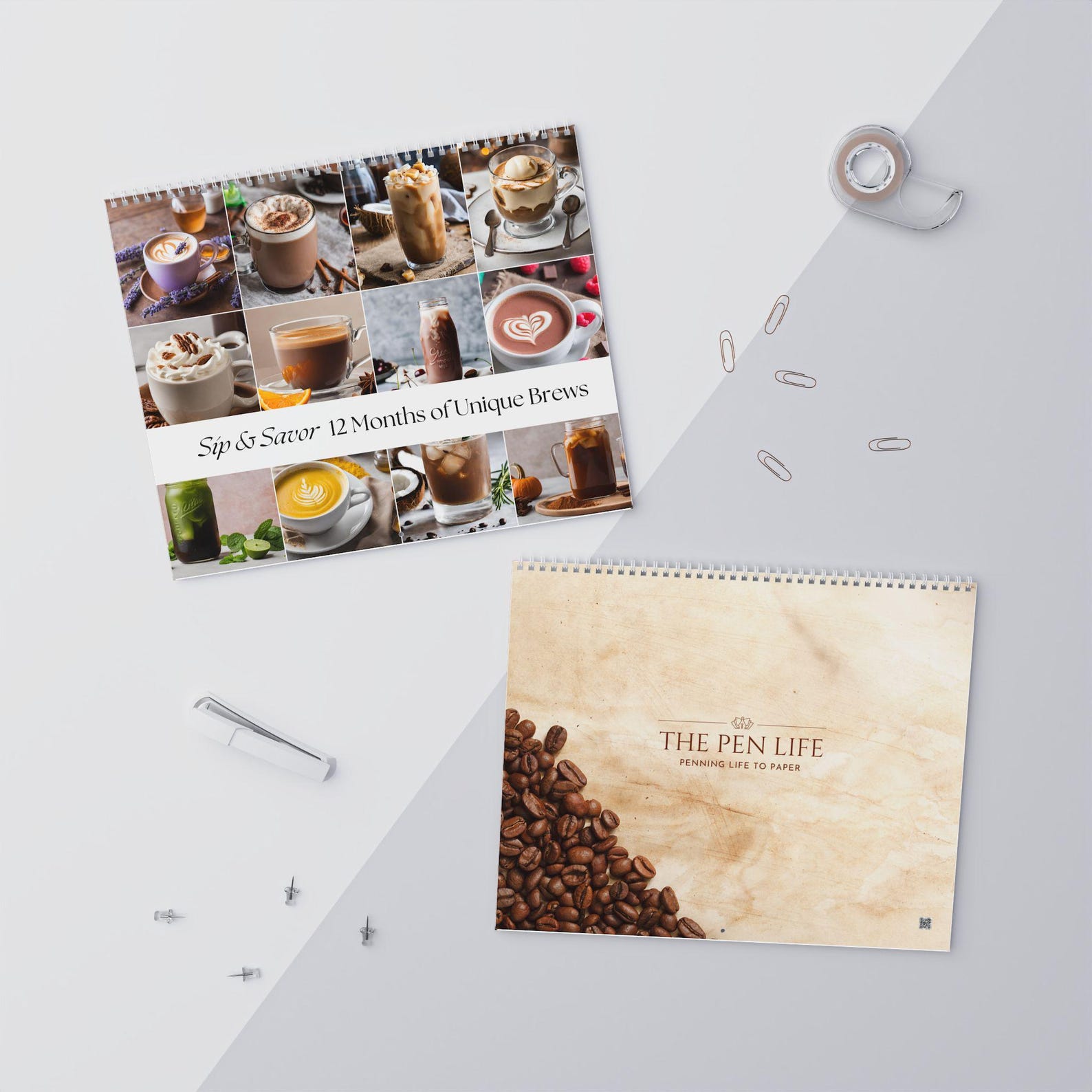 2025 Wall Calendar, Coffee Lover Calendar, Coffee Inspired Calendar ...