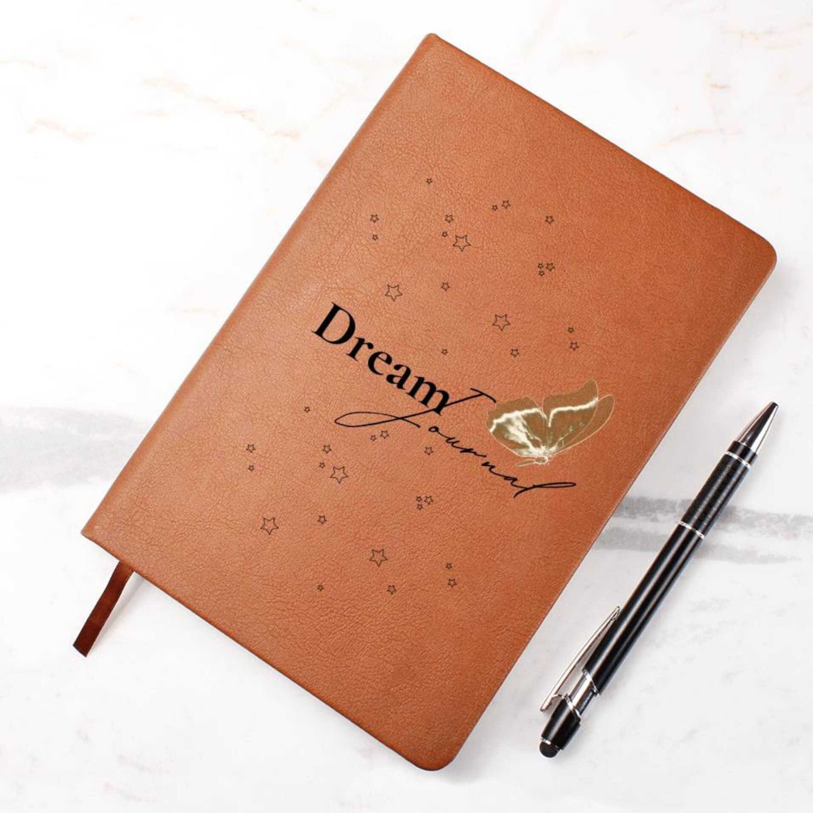 Dream Journal Notebook Diary, Rustic Journal, Vegan Leather Journal ...