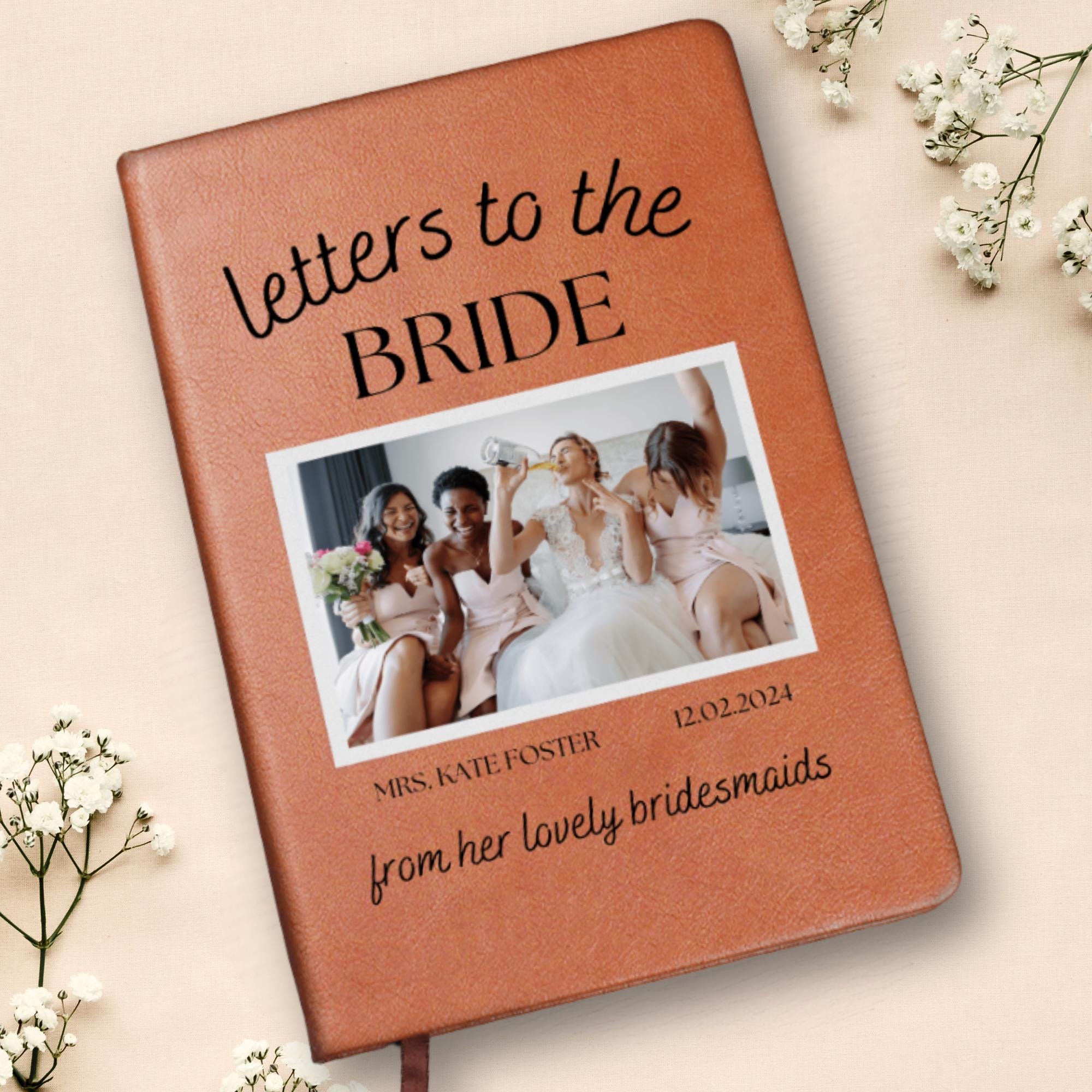 Letters to the Bride From Bridesmaids Personalised Photo Name & Wedding ...